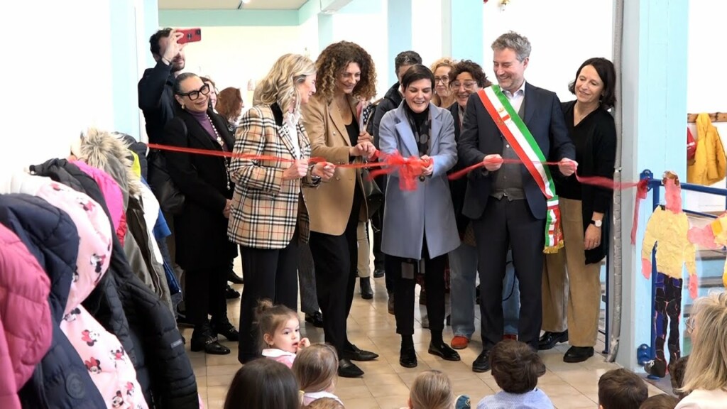 Taglio del nastro per la nuova scuola dell'infanzia a Sant'Alessio - NoiTV
